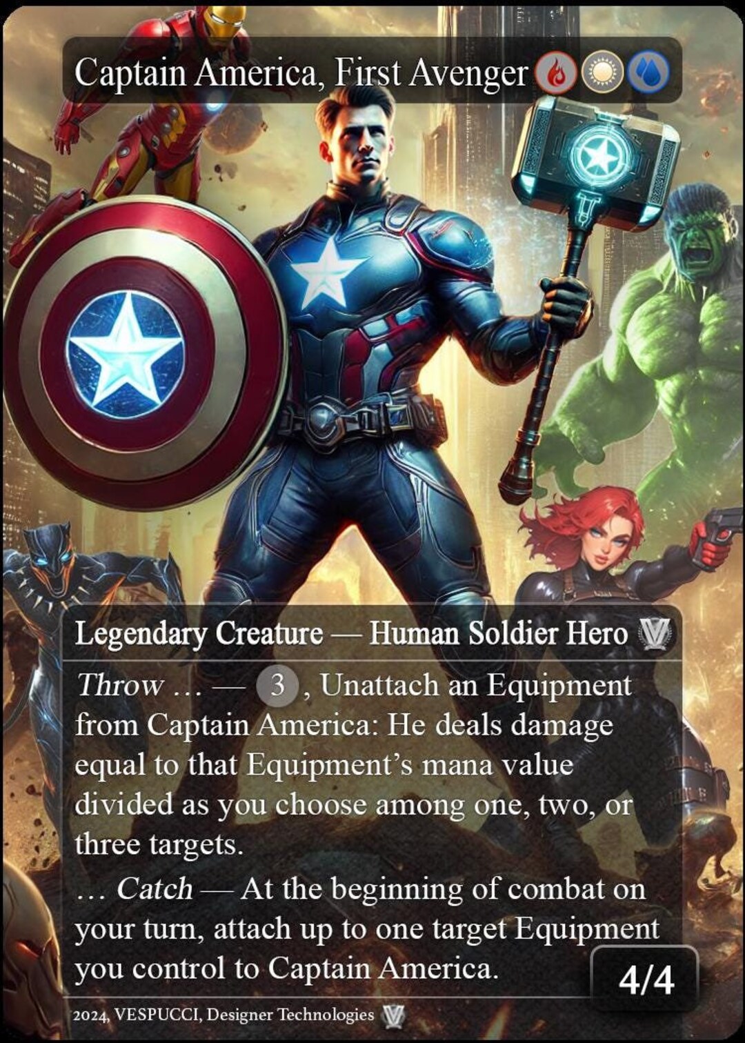 Captain America, First Avenger, Commander Proxy, Commander, Proxy Card ...