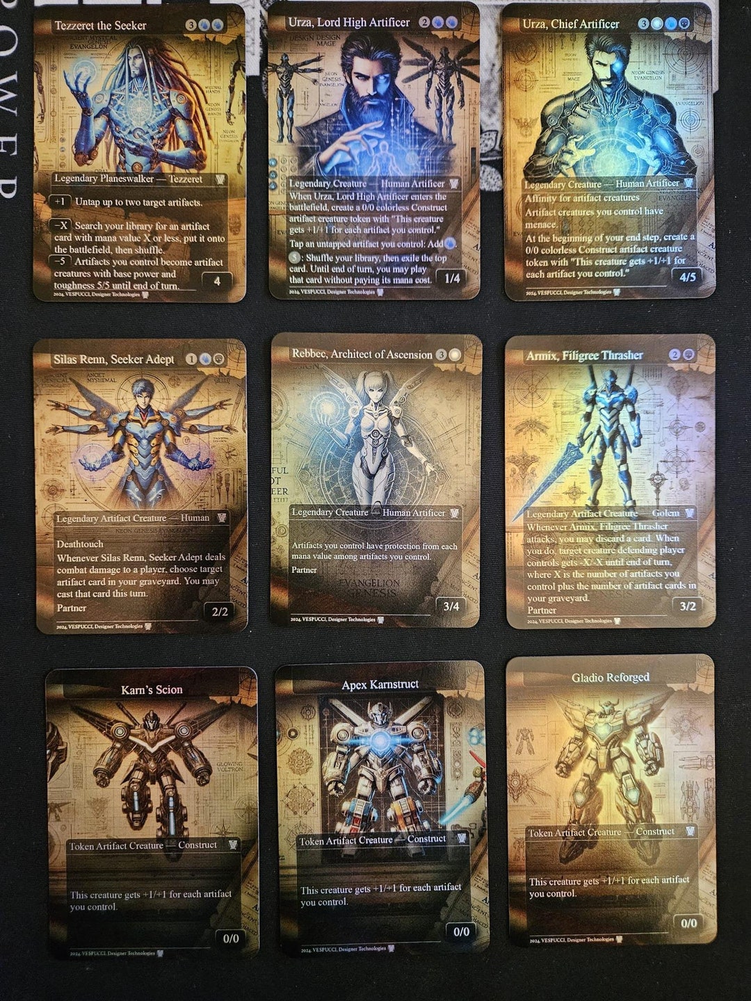 Urza, Chief High Artificer Schematic Starter Kit, Custom Affinity Kit ...