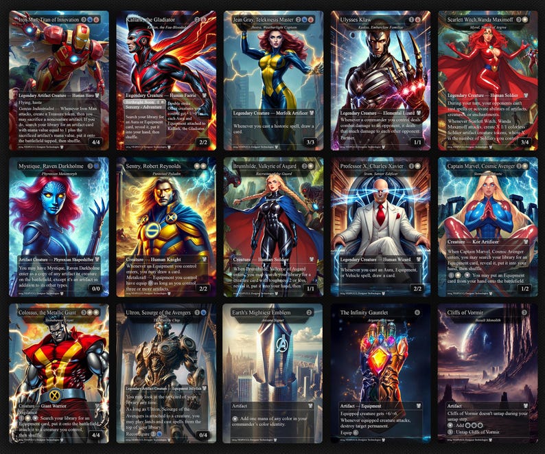 Marvel Vs Mortal Kombat EDH Decks, Captain America Vs Kenrith Proxy ...