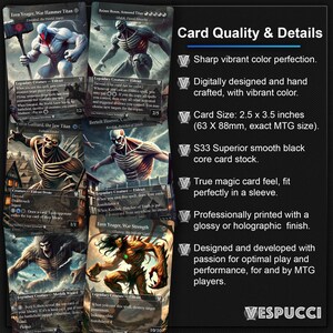 Attack on Titan Themed Eldrazi Deck, Totaling 108 Proxies, Three ...