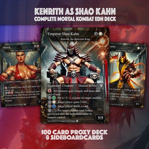 Kenrith, MK Styled EDH Deck, 108 Premium Proxies - Etsy