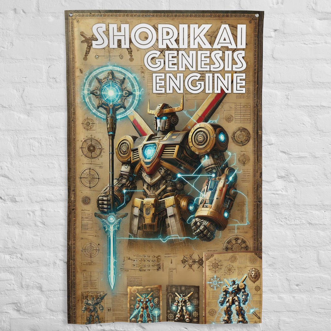 Shorikai, Genesis Engine Flag, Custom Gift Flag - Etsy