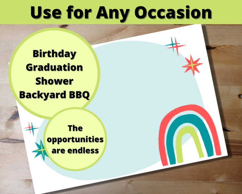 Sparkle Rainbow Labels for Name Tags/potluck Food Printable Instant ...