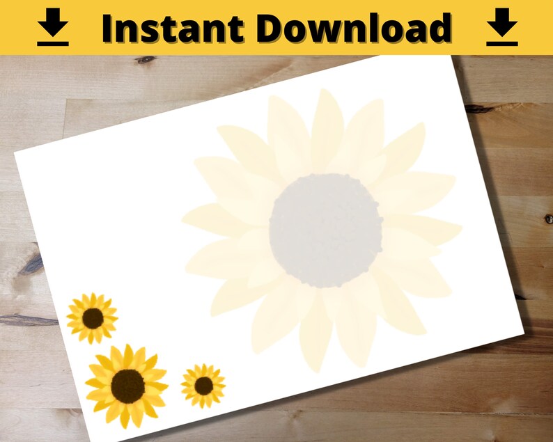 Editable Sunflower Labels for Name Tags/potluck Food Printable Instant ...