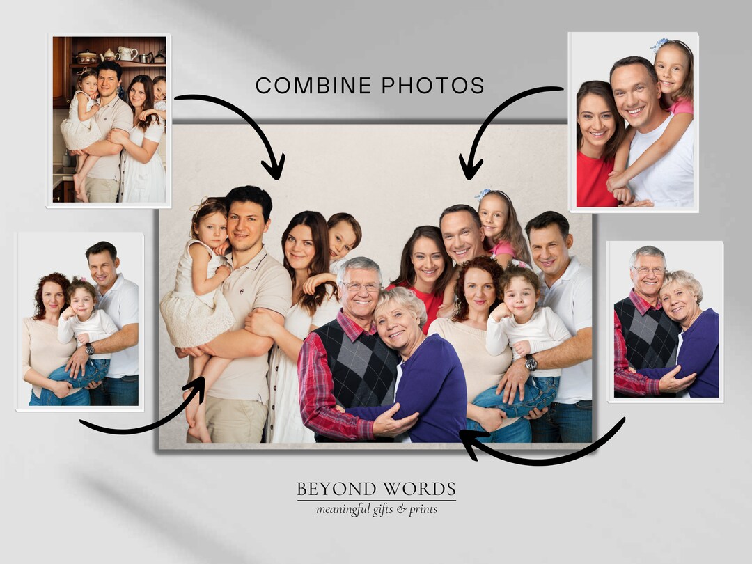 Family Portrait Painting Add Person to Family Photo Custom - Etsy