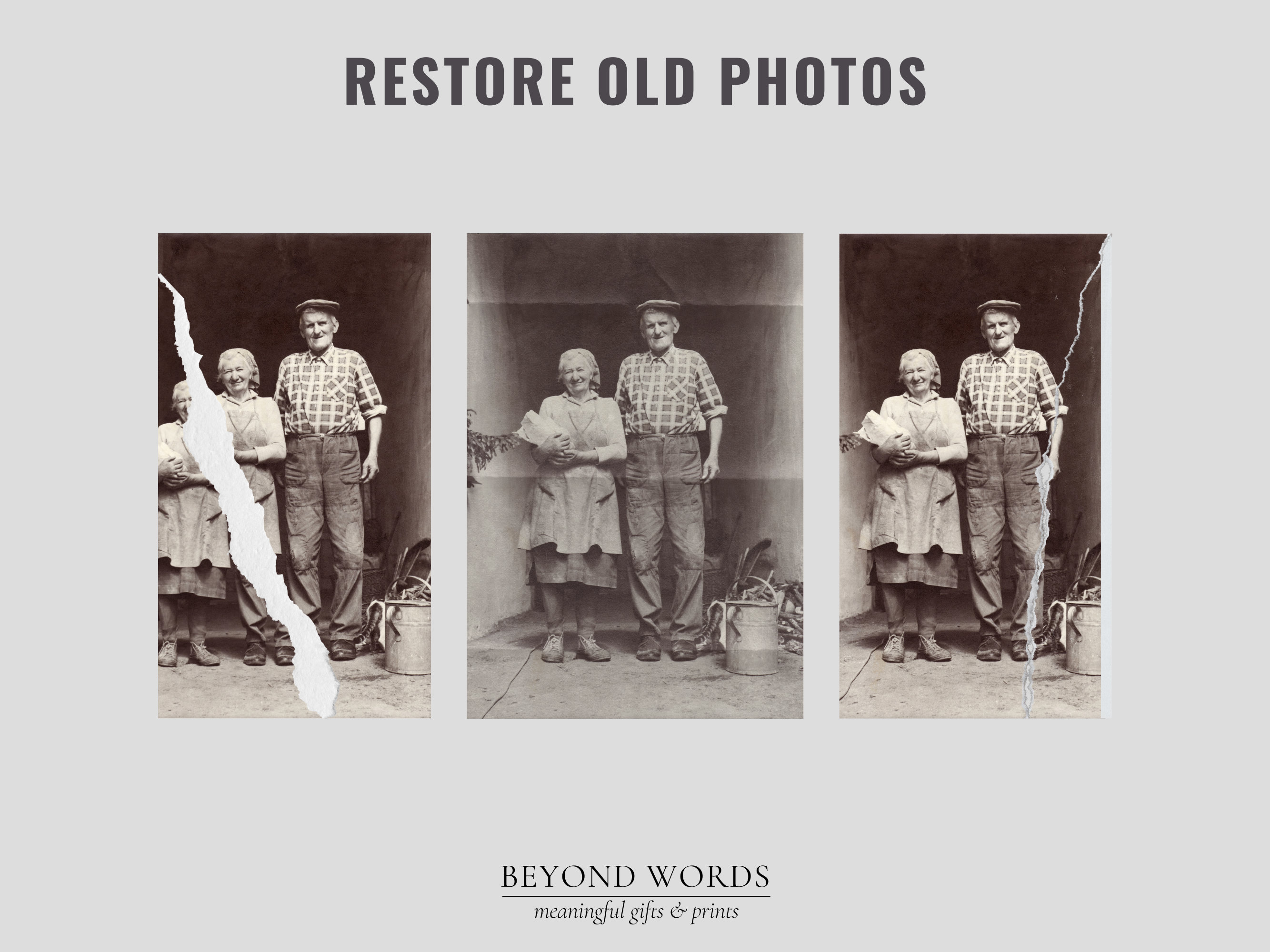 Old Photo Restoration Service | Photo Repair | Restore Picture | Photo ...