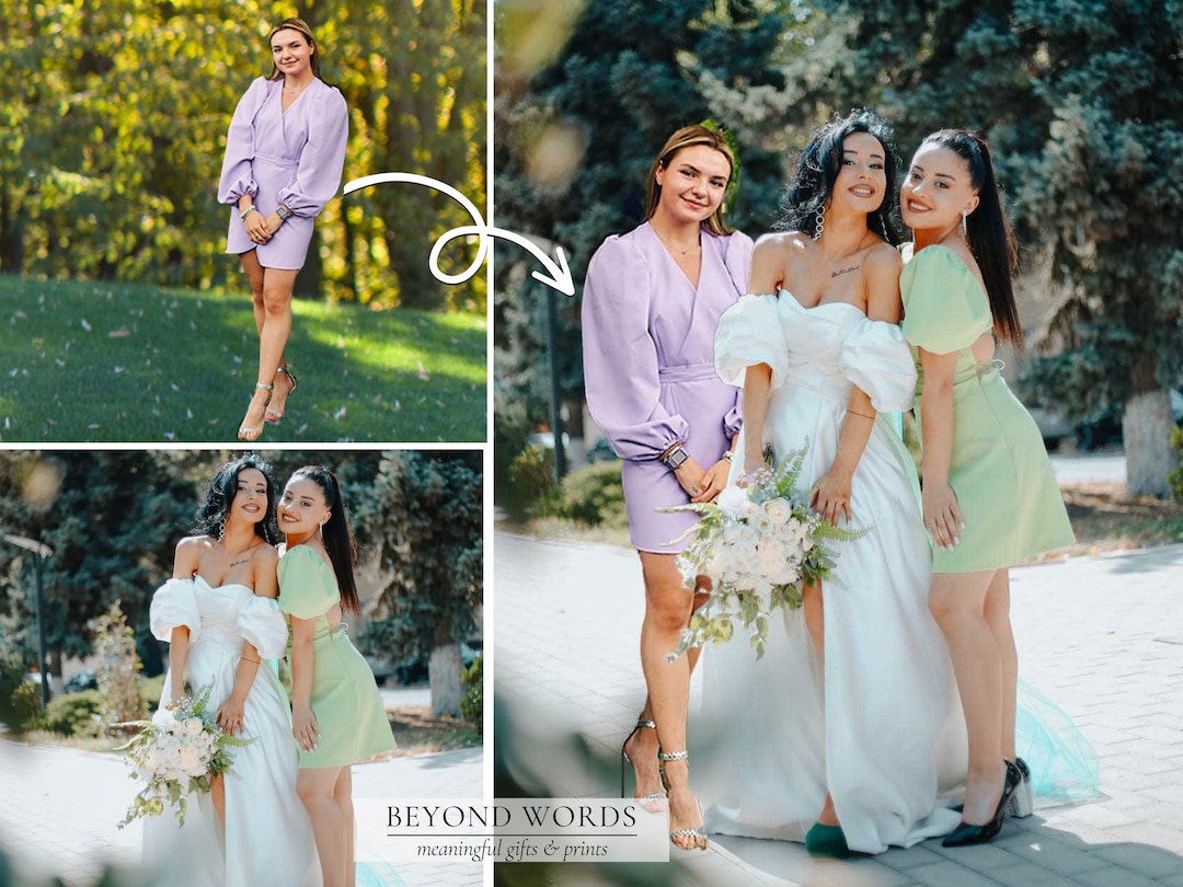 Add Person to Photo Photo Editing Photo Gift Family Portrait Wedding ...