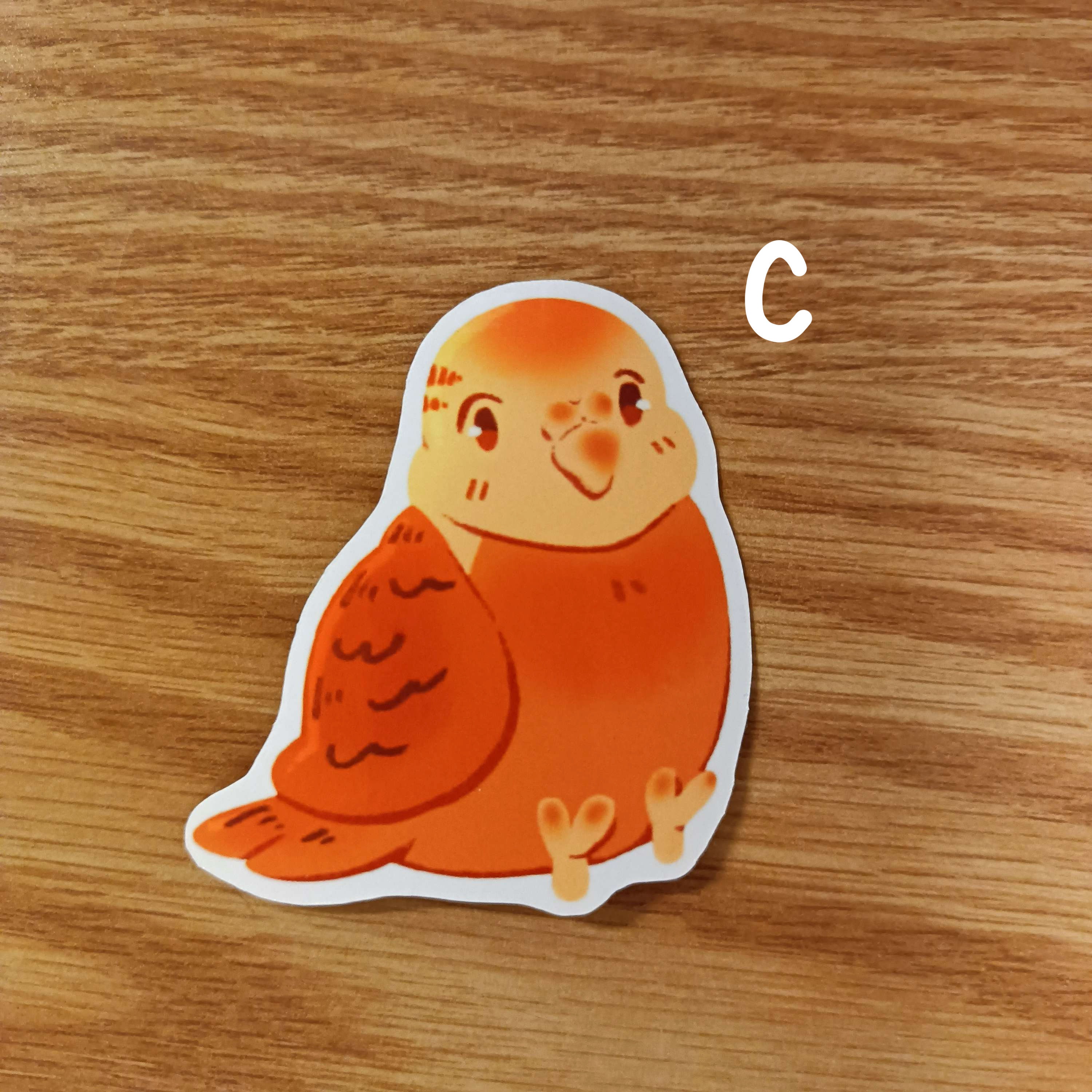 Bread Bird Stickers, Cute Animal Sticker, Food Sticker - Etsy
