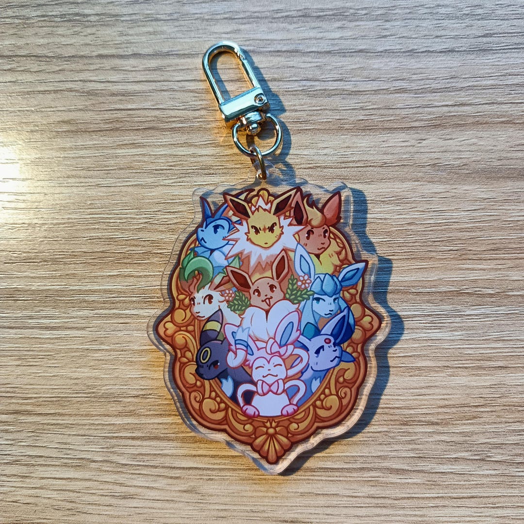 Family Portrait Keychain, Evolution Keychain, Cute Keychain, Acrylic ...