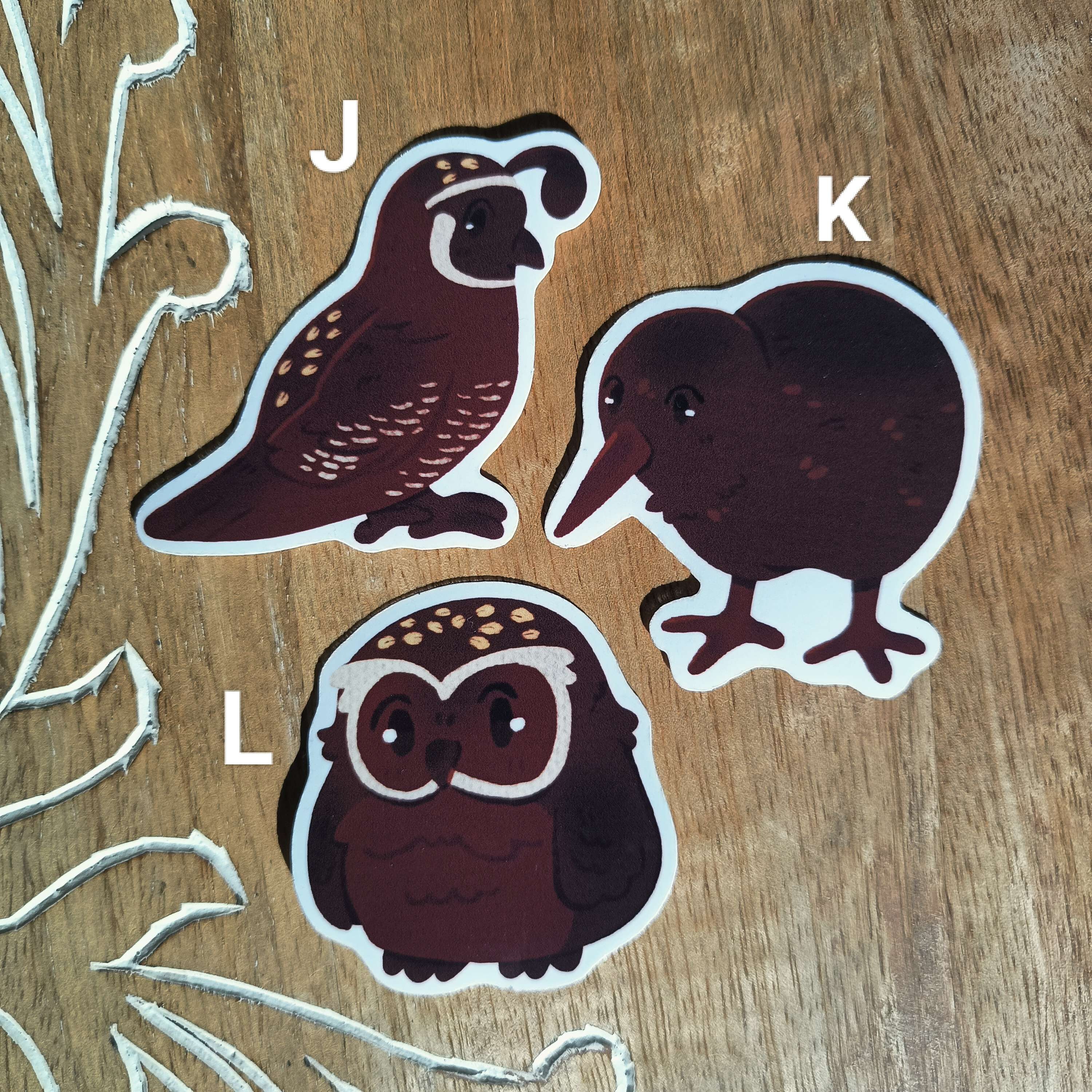 Bread Bird Stickers, Cute Animal Sticker, Food Sticker LOW AVAILABILITY ...