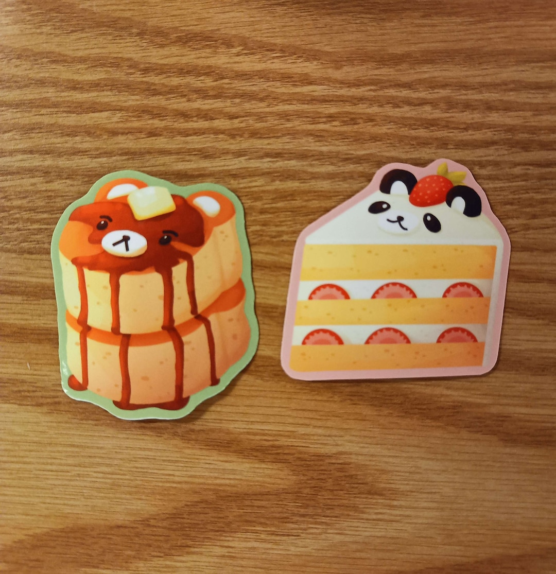 Bear Bakery Sticker, Bear Breakfast Sticker, Bear Pancakes, Bear Cake ...