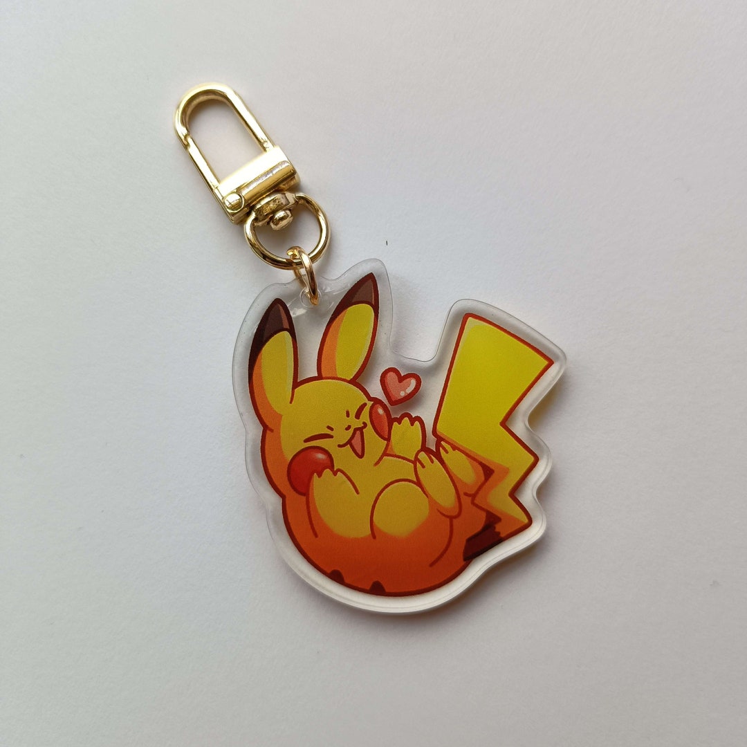 Falling for Chu Keychain, Chubby Yellow Rat, Mouse Keychain, Cute ...