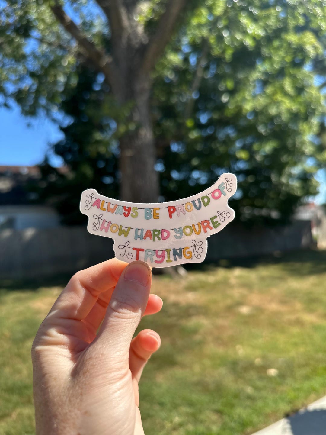 Always Be Sticker | Hand-doodled Banner Script Sticker - Perfect for ...