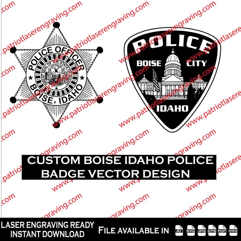 Idaho Police - Etsy