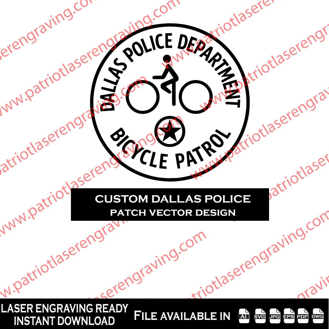 Dallas Police Bicycle Patrol Patch - Etsy