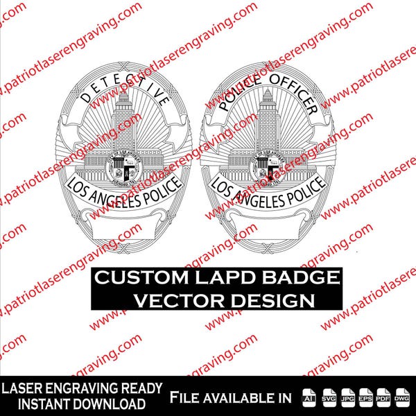 Lapd Badge - Etsy