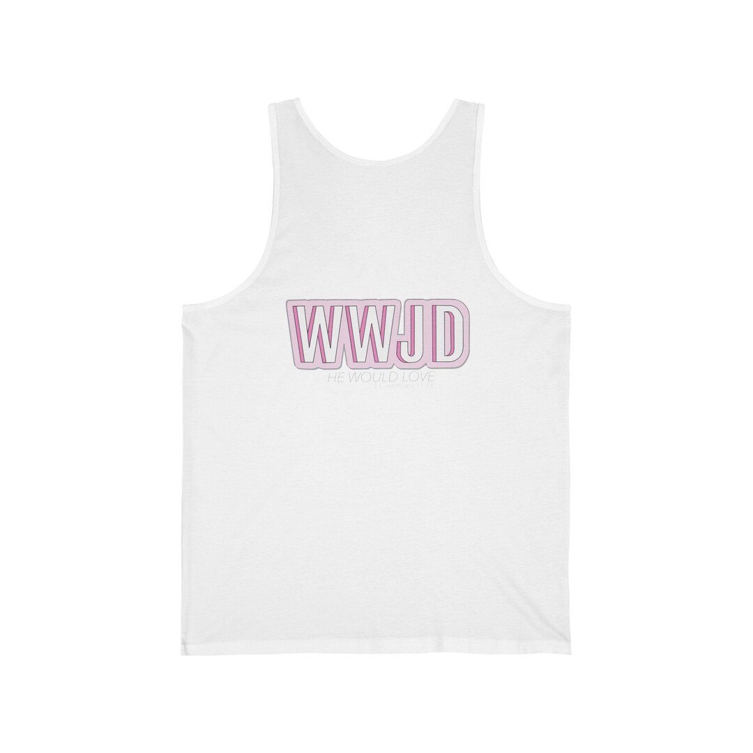 WWJD Pink Tank - Etsy