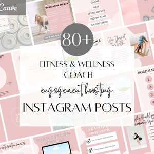 Physio Instagram Template Social Media Canva Templates Posts for ...