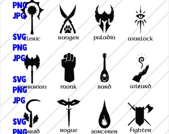 Dungeons and Dragons Svg - Etsy