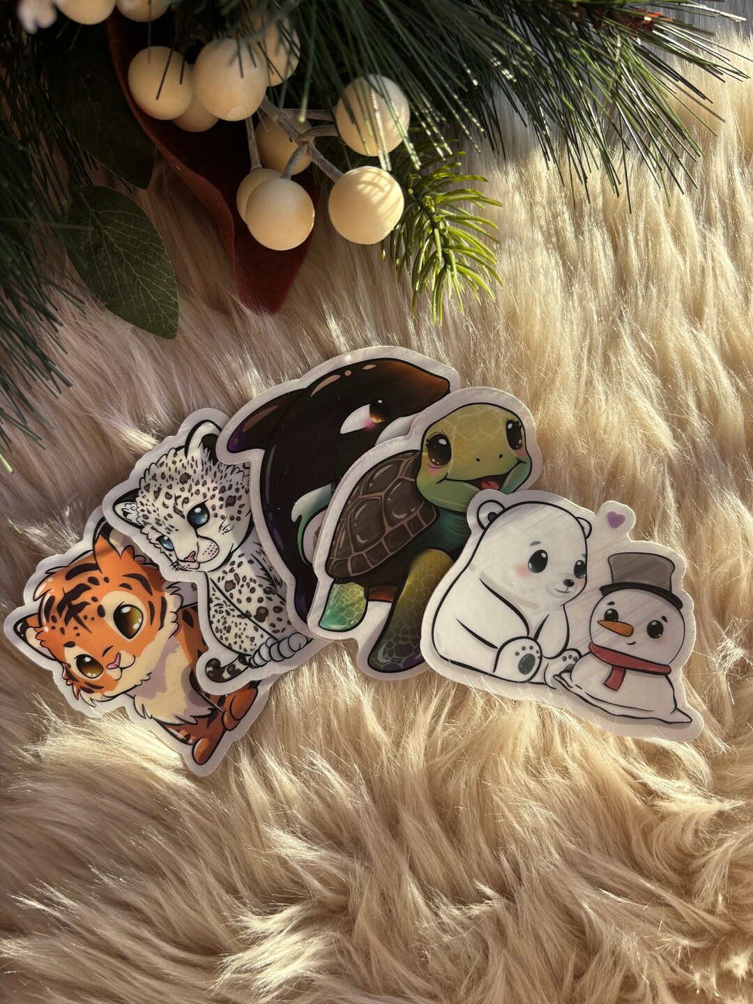 Animal Wildlife Sticker Bundle (pack of 5 CLEAR Stickers) - Etsy