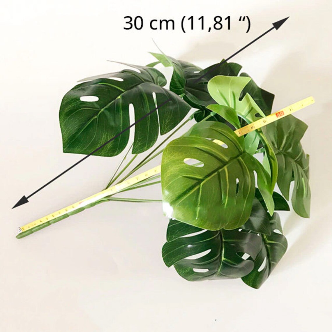 19 Artificial Monstera Deliciosa Plant Foliage With - Etsy