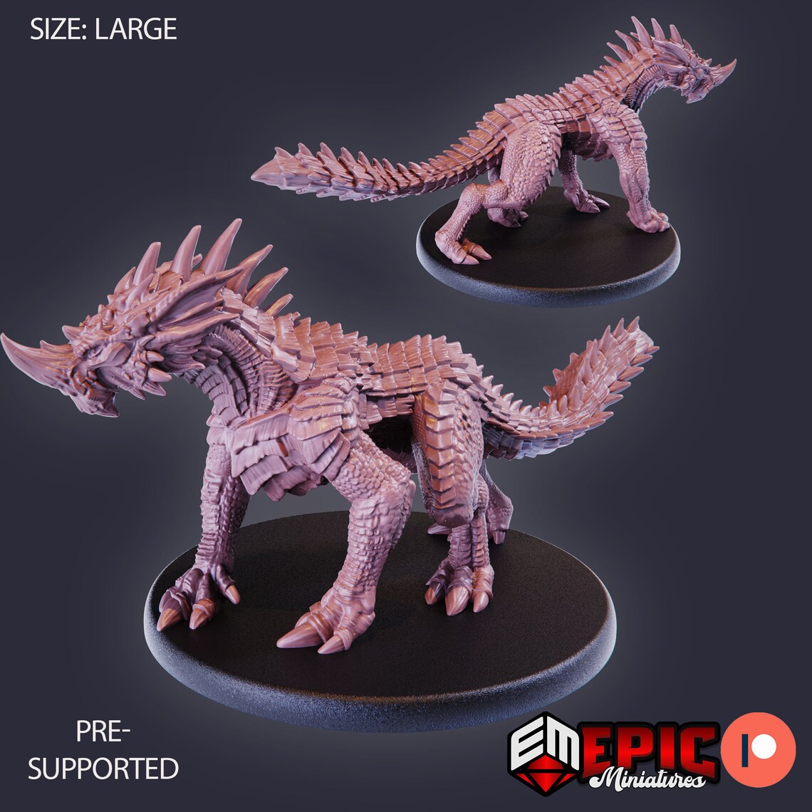 Blue Guard Drake Epic Miniatures Dnd Pathfinder RPG - Etsy Canada