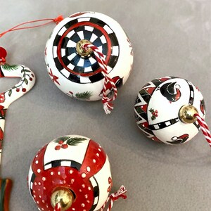 Hand-painted, Custom-made, Unique Single Product, 4-piece Christmas ...