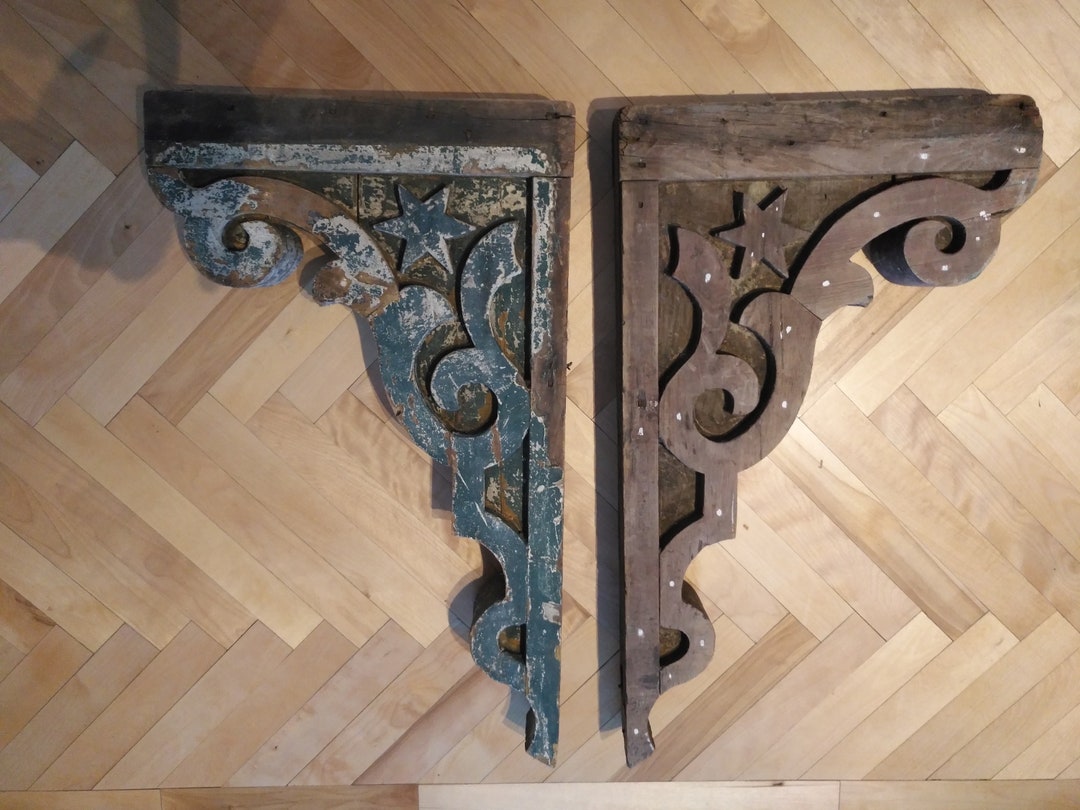 Architectural Antique 1800's Large Pair of Corbels Brackets Masonic Lodge - Etsy