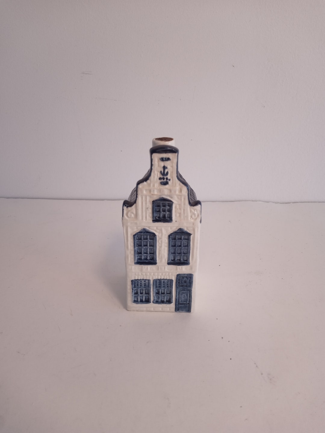 RARE VINTAGE Delft Pottery Miniature Blue House KLM #24, Empty - Etsy