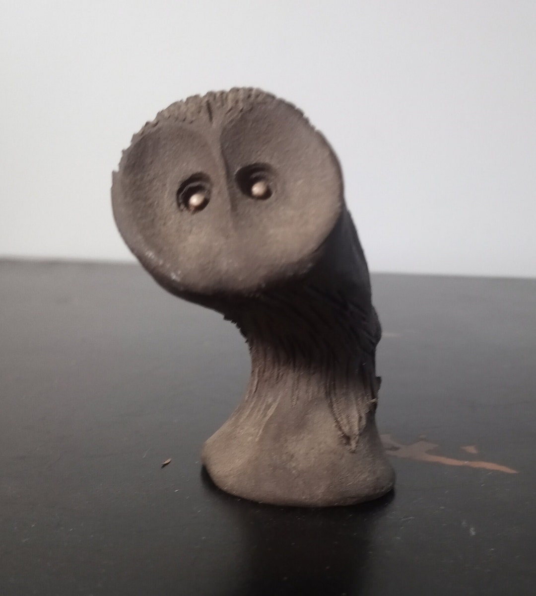 Cute 1970's Clay Owl Sculpture Figurine Quebec Canada - Etsy