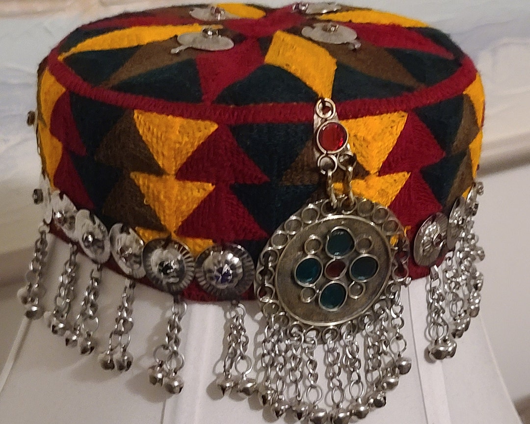 Traditional Afghani/turkish Cap for Girls Ages 4-10 Years With ...