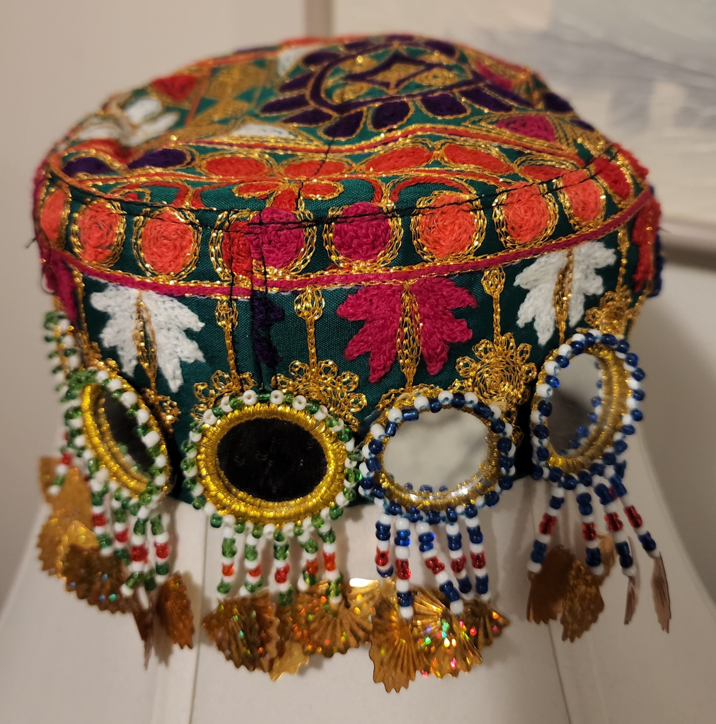 Traditional Embroided Cap for Girls Ages 4-12. Free Shipping Throughout ...