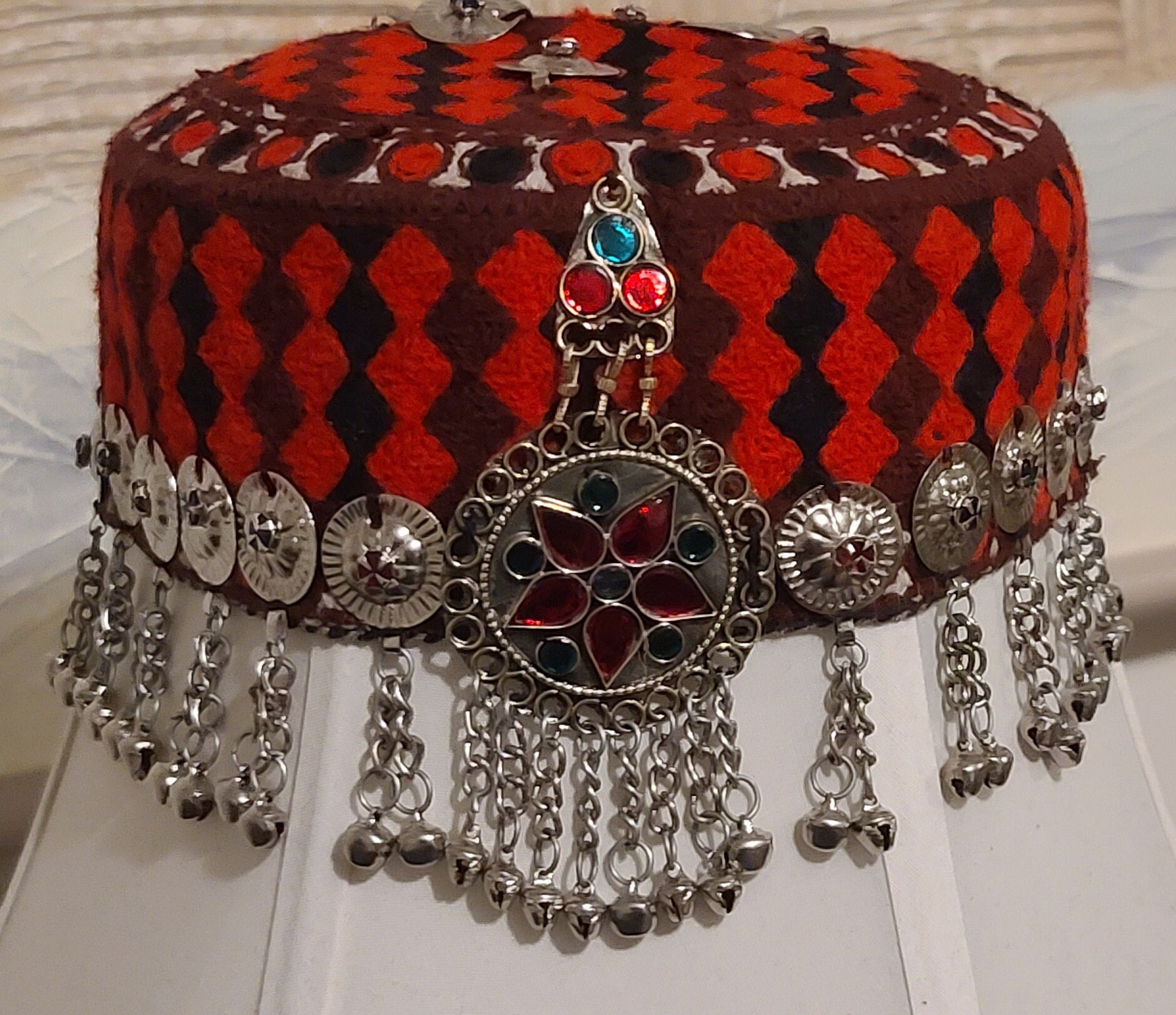 Traditional Afghani/turkish Cap for Girls Ages 6-12 Years With - Etsy