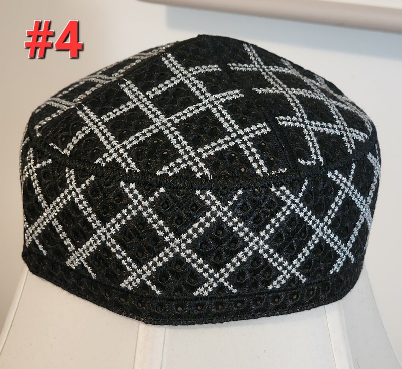 Traditional Embroided Cap for Men. Size 22 Inches Round. Free Shipping ...