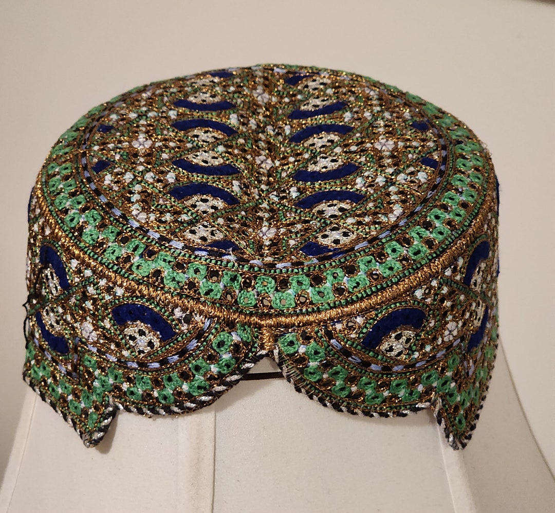 Traditional Embroided Sindhi/balochi/qandahari Cap for Boys Ages 6 ...