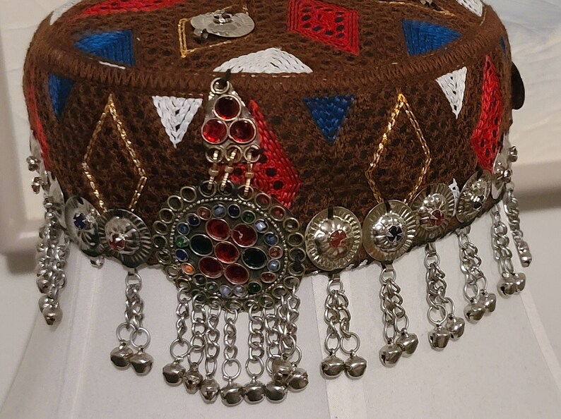 Traditional Afghani/turkish Cap for Girls Ages 6-12 Years With - Etsy