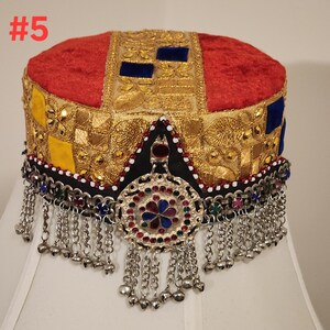 Traditional Afghan Cap, Embellished Women's Headpiece - Etsy