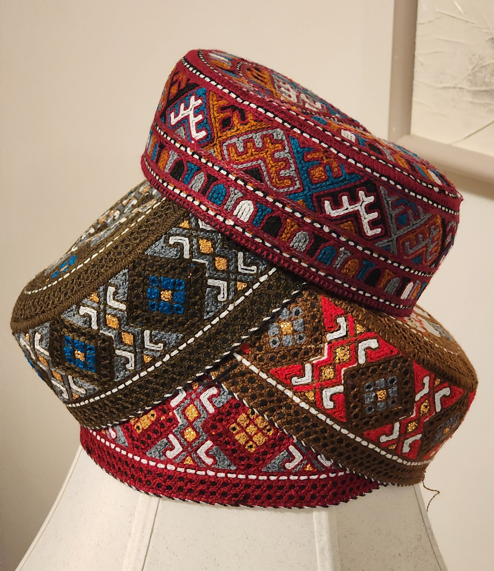 Traditional Embroided Cap for Men. Free Shipping Throughout U.S - Etsy