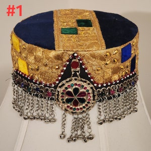 Traditional Afghan Cap With Afghan Headpiece Jewelry for Women. Free ...
