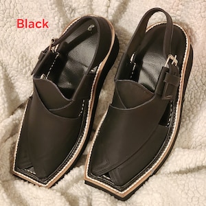 Kaptan Handmade Peshawari Leather Chappal for Men. Free Shipping All U ...