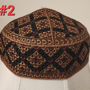 Embroidered Round Cap, Traditional Design (22 Inches) - Etsy