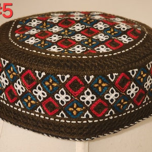Embroidered Men's Cap, Traditional Round Hat (22 Inch) - Etsy