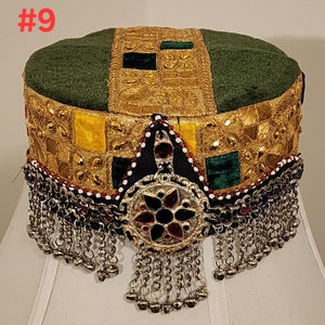 Traditional Afghan Cap, Embellished Women's Headpiece - Etsy