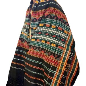 Handwoven Woolen/nylon Afghan, Balochi, Swati Shawl, Patoo. Width 48 ...