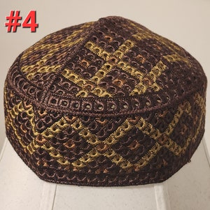 Embroidered Round Cap, Traditional Design (22 Inches) - Etsy