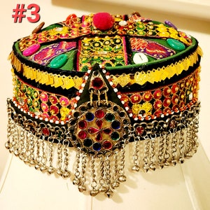 Traditional Handmade Embroided Cap With Afghan Headpiece Mathapati for ...