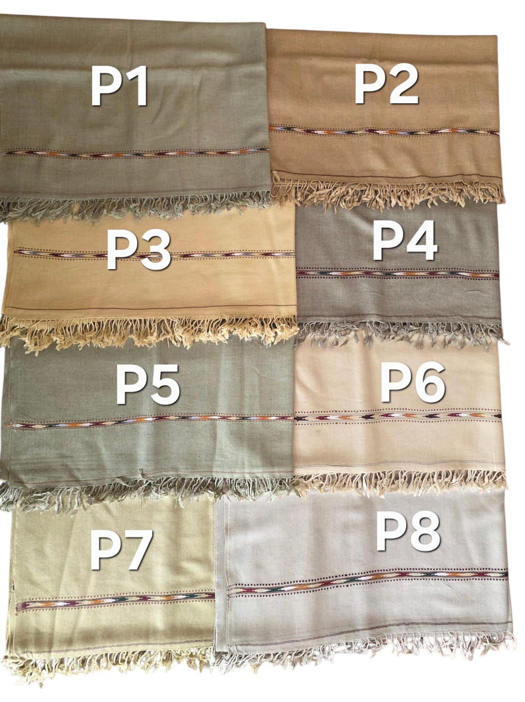 Handwoven Woolen Afghan,chitrali/swati Shawl,patoo. Size 51"x96".color ...