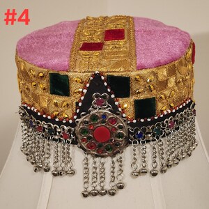 Traditional Afghan Cap, Embellished Women's Headpiece - Etsy