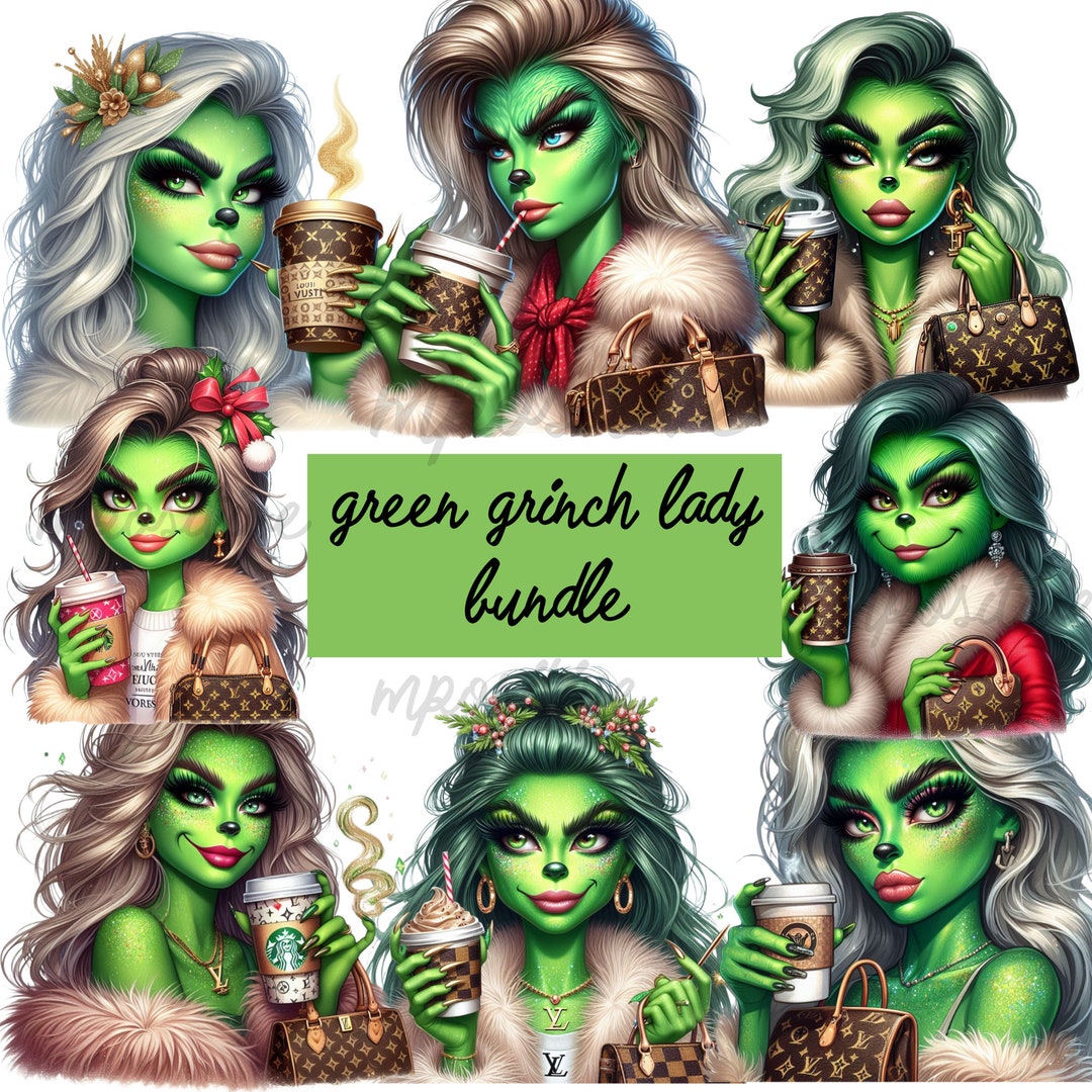 Lady Grinch Png Santa Grinch Png Grinch Green Girl Grinch Christmas Grinch Png Christmas Shirt
