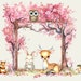 61 Woodland Animals Watercolor Clipart Forest Animals Clip - Etsy